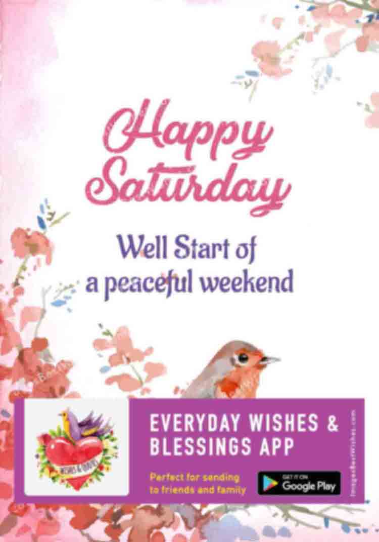 Happy saturday quotes beautiful wishes images for whatsapp - Best ...