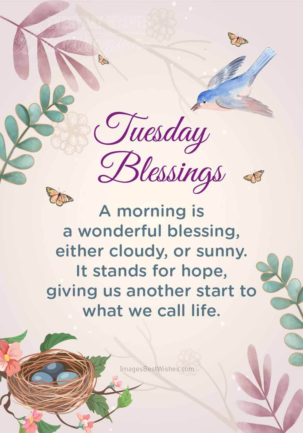 Start Your Day with Tuesday Blessings Beautiful Good Morning. - Best ...